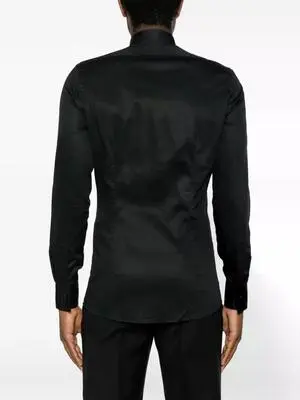 CARLO PIGNATELLI Classic-collar Concealed-placket Shirt