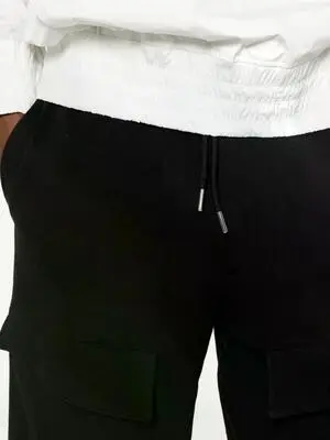 LES HOMMES URBAN Cargo Drawstring Track Shorts