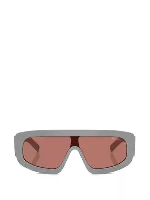 Prada Shield-frame Sunglasses - Grey