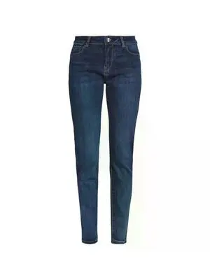 MORGAN Panelled Five-pockets Skinny Jeans - Blue