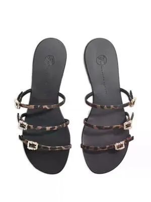 TEMPERLEY LONDON Eclipse Buckle Detail Sandals