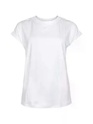 Eleventy Rolled-sleeve Crew-neck T-shirt - White