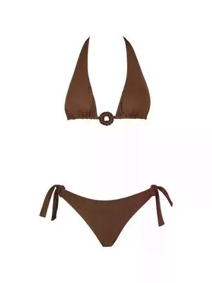 FISICO Halterneck Bikini With Ring Detail