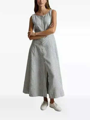 Polo Ralph Lauren Striped Linen Dress - Neutrals