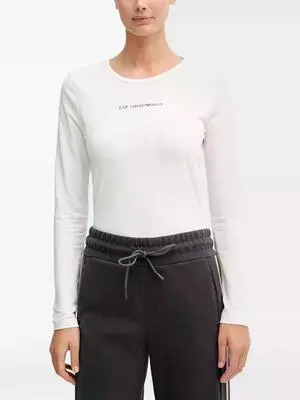 EA7 Emporio Armani Long-sleeve Logo T-shirt - White