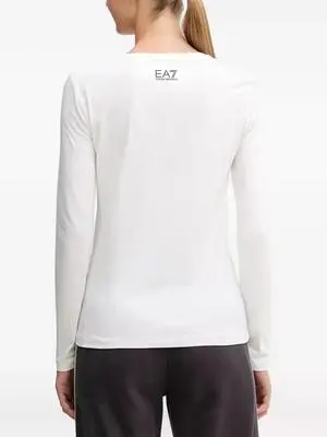 EA7 Emporio Armani Long-sleeve Logo T-shirt
