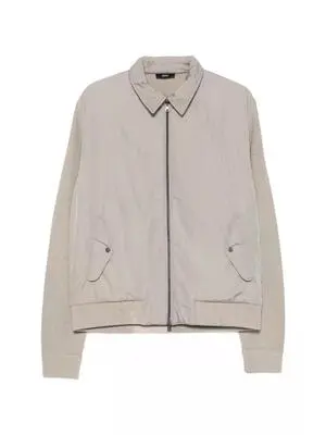 Herno Panelled Waffle-knit Lightweight Jacket