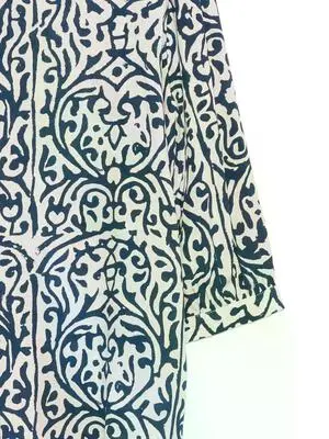 ZANETTI Band Collar Shirt