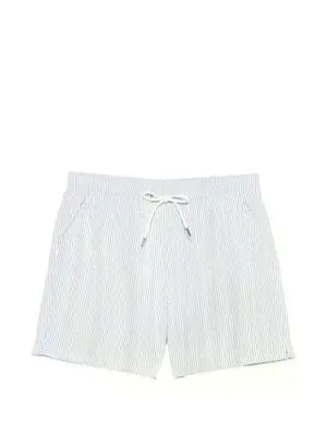 PROFUOMO Seersucker Swim Shorts - White