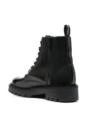 Calvin Klein Leather Combat Boots