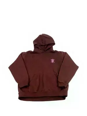 WARREN LOTAS Graphic Print Hoodie - Brown