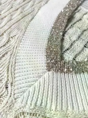 Brunello Cucinelli Sequin Embellished Sweater
