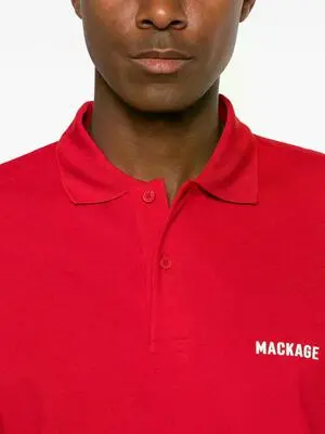 Mackage Logo-print Cotton Polo Shirt