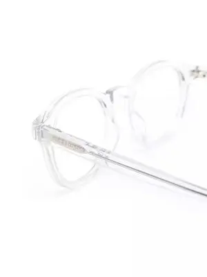 Saint Laurent Round Frame Glasses - White