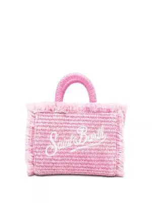 MC2 SAINT BARTH Woven Tote Bag - Pink
