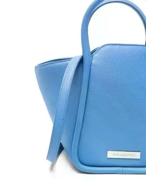 Karl Lagerfeld Icon Grained Leather Logo-plaque Tote Bag