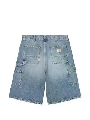 Carhartt Work In Progress Paint-splatter Denim Shorts