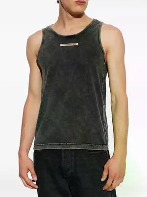 DIESEL® Acid Wash Logo Patch Vest