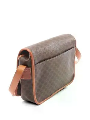 Celine Macadam Pattern Cross-body Bag - Brown