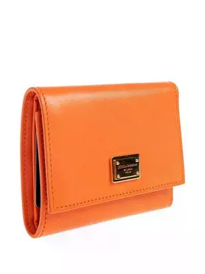 Dolce & Gabbana Logo-plaque Leather Wallet