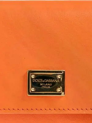 Dolce & Gabbana Logo-plaque Leather Wallet
