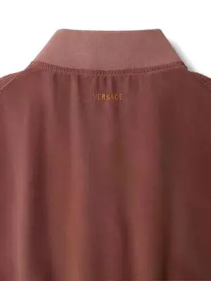 Versace Logo Embroidered Bomber Jacket