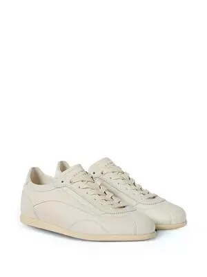 Brunello Cucinelli Ivory Logo Detail Sneakers - Neutrals