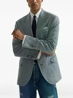 Brunello Cucinelli Houndstooth-pattern Blazer