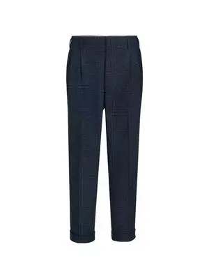 Brunello Cucinelli Double-pleated Trousers - Blue