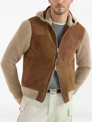 Brunello Cucinelli Zip-up Hooded Bomber Jacket