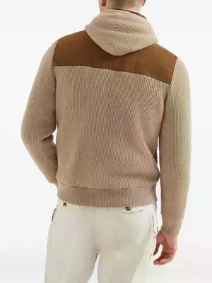 Brunello Cucinelli Zip-up Hooded Bomber Jacket