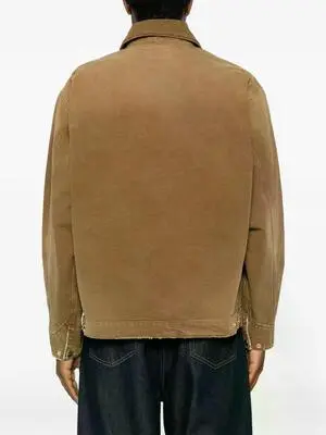 Carhartt Work In Progress Washed Effect Logo Patch Jacket