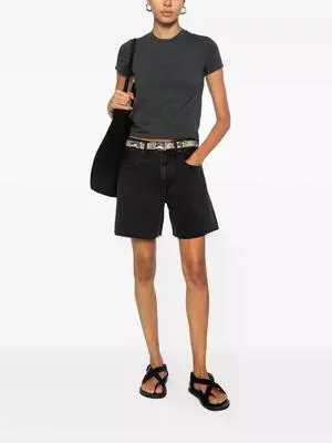 SLVRLAKE Sienna Raw-cut Hem Shorts