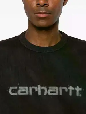 Carhartt Work In Progress Painter Logo Print Cotton Sweatshirt