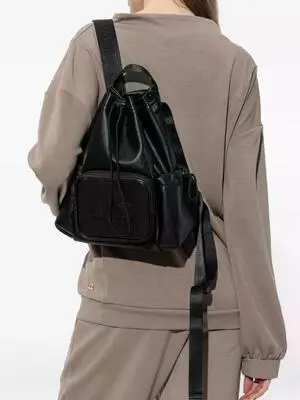 EA7 Emporio Armani Logo-embossed Drawstring Backpack