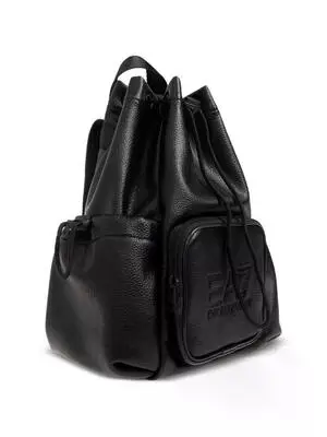 EA7 Emporio Armani Logo-embossed Drawstring Backpack