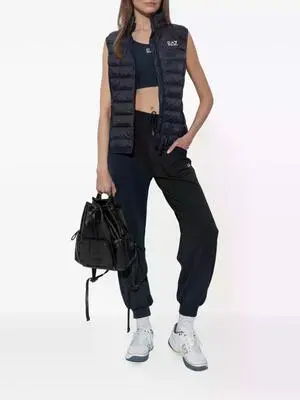 EA7 Drawstring Logo Plaque Track Pants