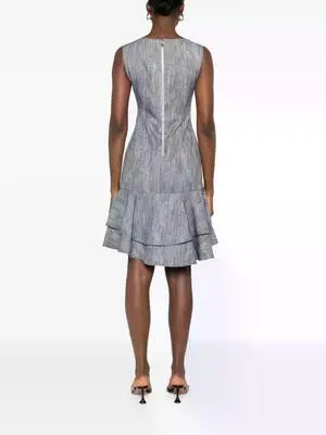 LEEN MOUGHRABI Leen Mougrhabi Sienna Asymmetric Midi Dress