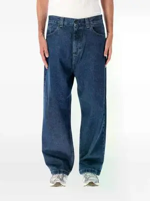 Carhartt Work In Progress Brandon Logo-patch Jeans - Blue
