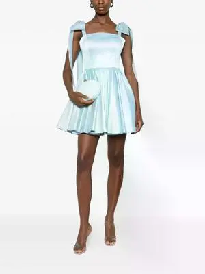 LEEN MOUGRHABI Bow-detail Flared Mini Dress