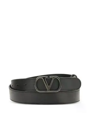 Valentino Garavani Vlogo Signature Belt - Black