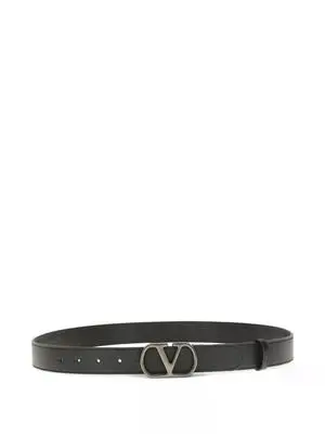 Valentino Garavani Vlogo Signature Belt - Black