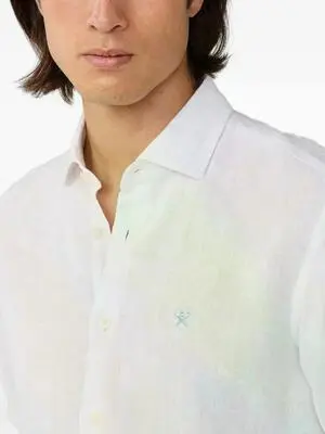 HACKETT Garment-dyed Linen Shirt