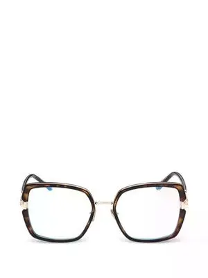 TOM FORD Square-frame Glasses - Brown