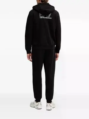 EA7 Emporio Zip Drawstring Hoodie