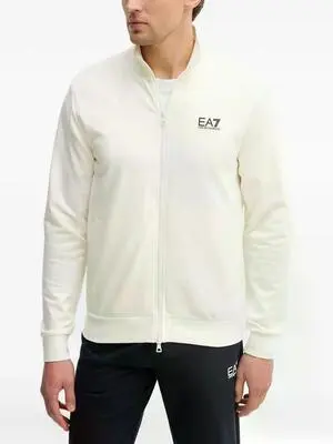 EA7 Mock Neck Zip-up Sweatshirt