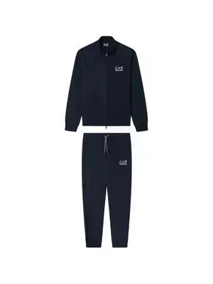 EA7 Zip Logo Tracksuit - Blue