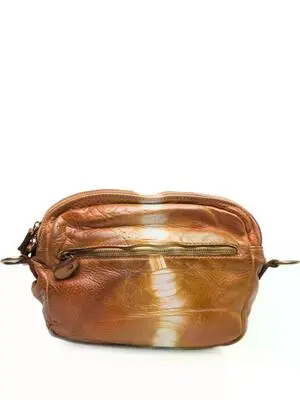 SOMMET Arlo Tie-dye Leather Crossbody Bag - Brown