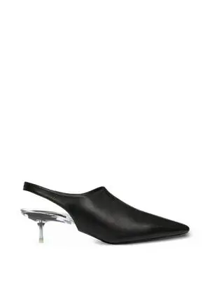 COURREGES Slingback Pumps With Transparent Heel