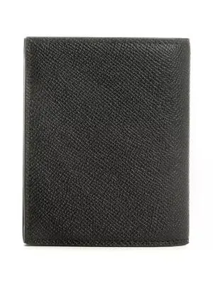 FERRAGAMO Gancini-plaque Textured-leather Wallet